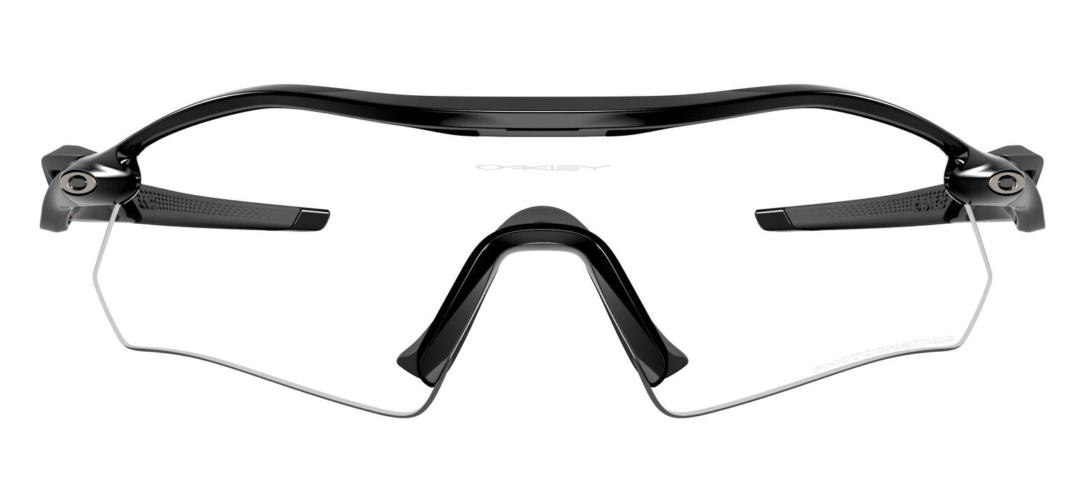 Oakley Radar Plate Polished Black Clear To Black Iridium Photochromic ...