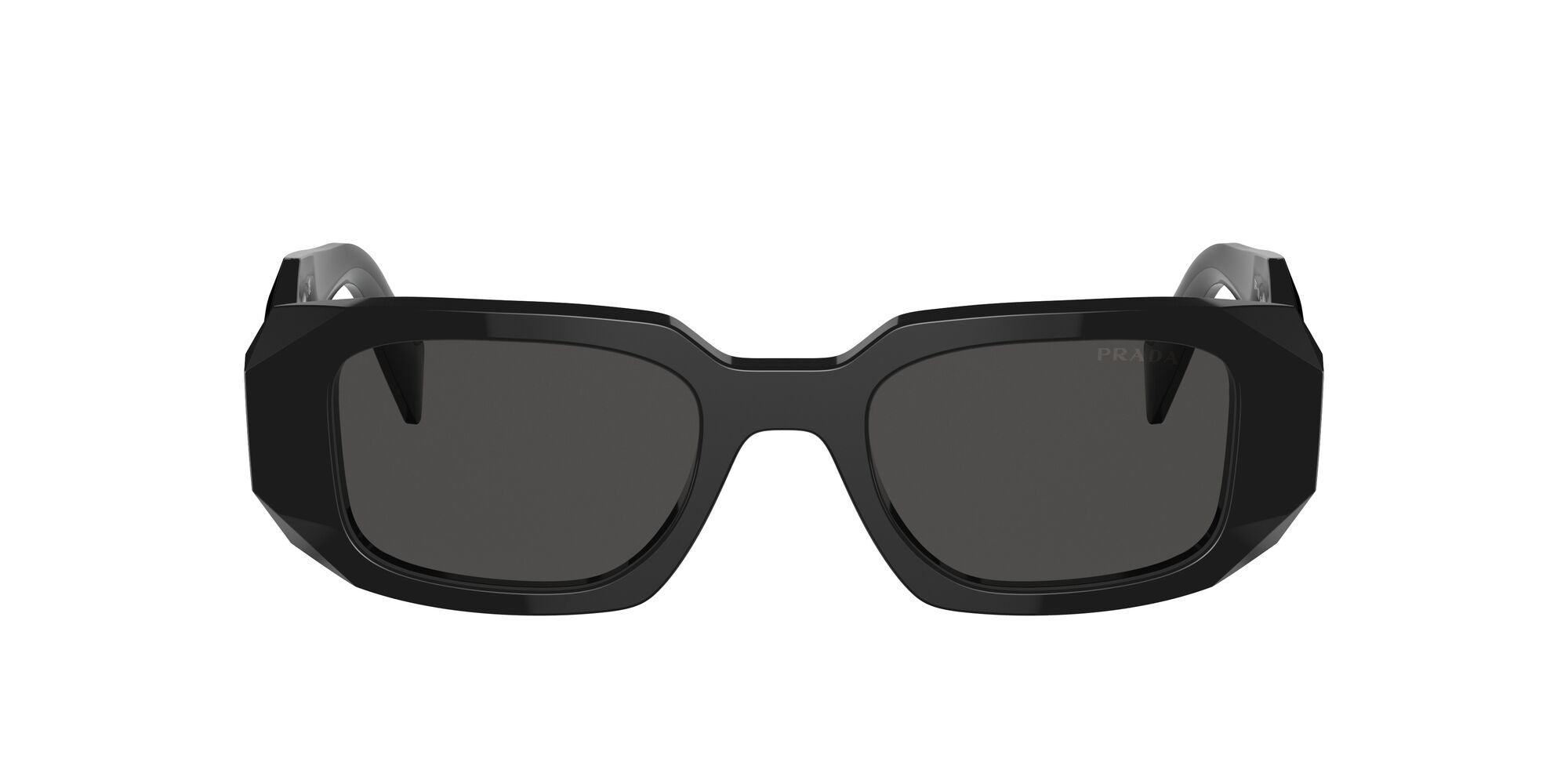 Prada 17WS Sunglasses | Black Dark Grey