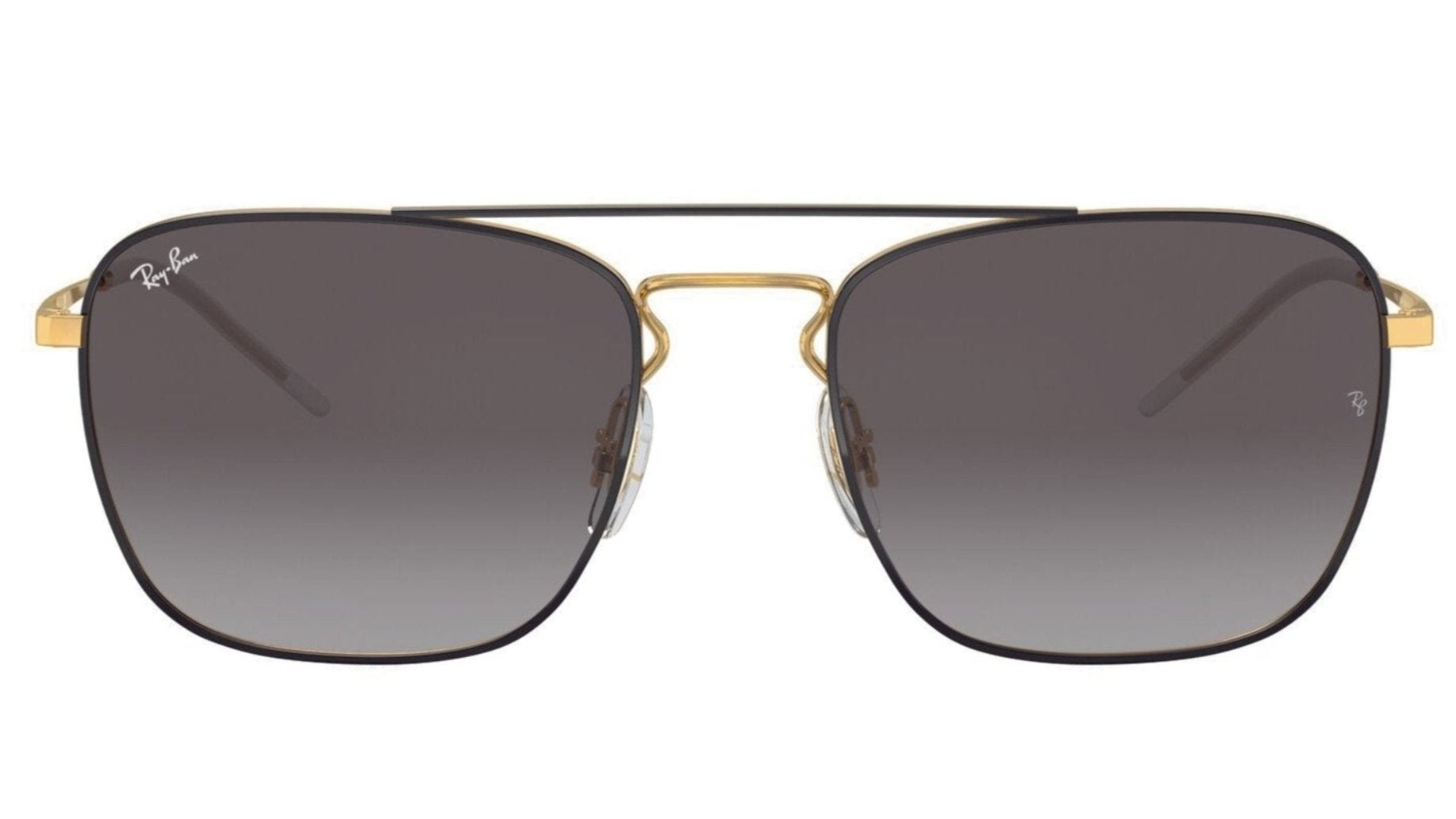 Ray-Ban 3588 Sunglasses | Black on Gold Grey Gradient – Great Southern ...