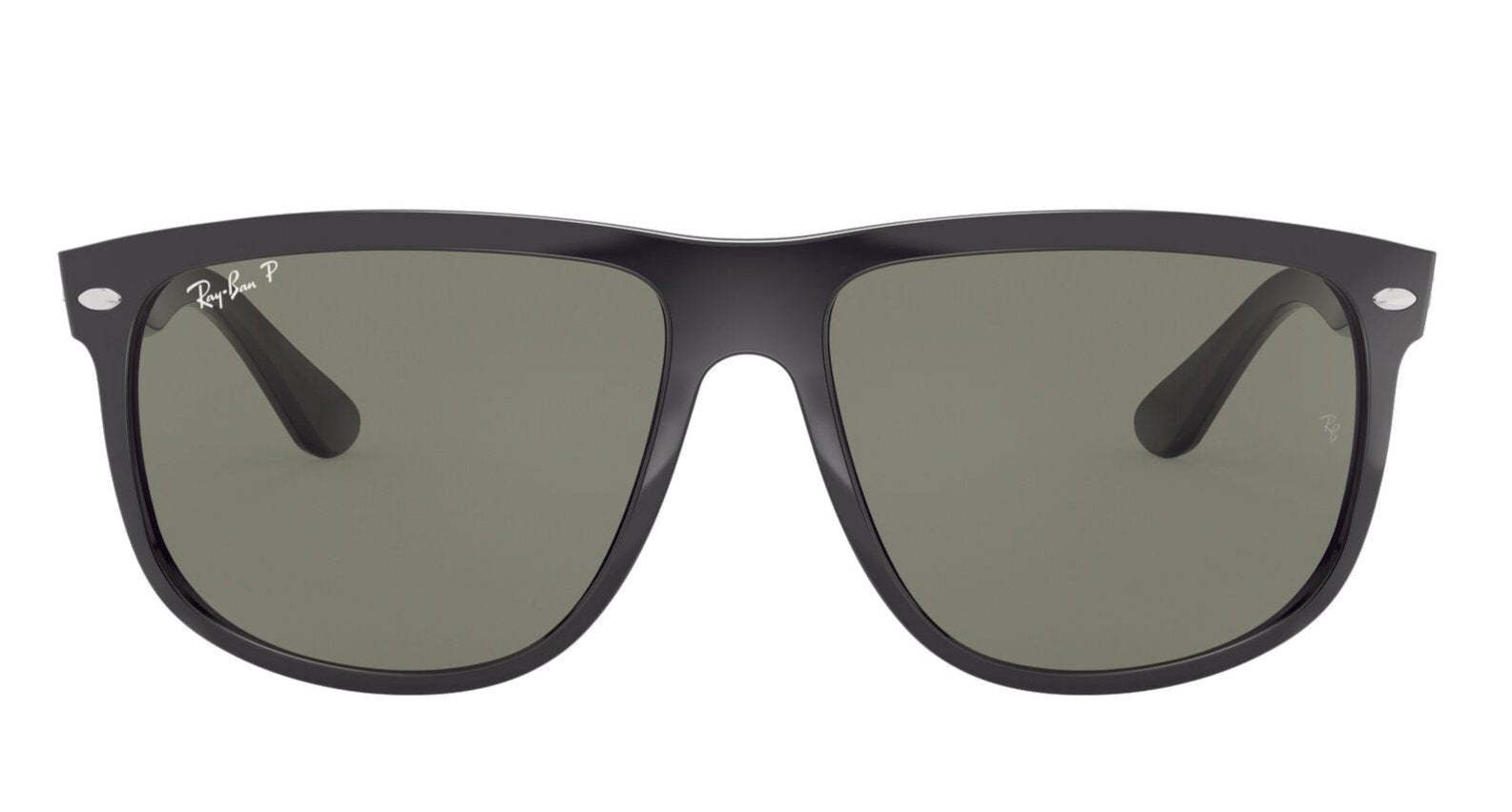 Ray-Ban 4147 Polarised Sunglasses | Shiny Black Green