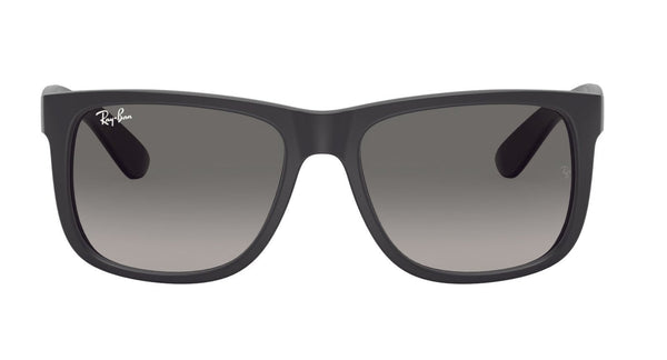 Ray-Ban 4165 Justin Black Rubber Grey Gradient RB4165 601/8G (55 ...
