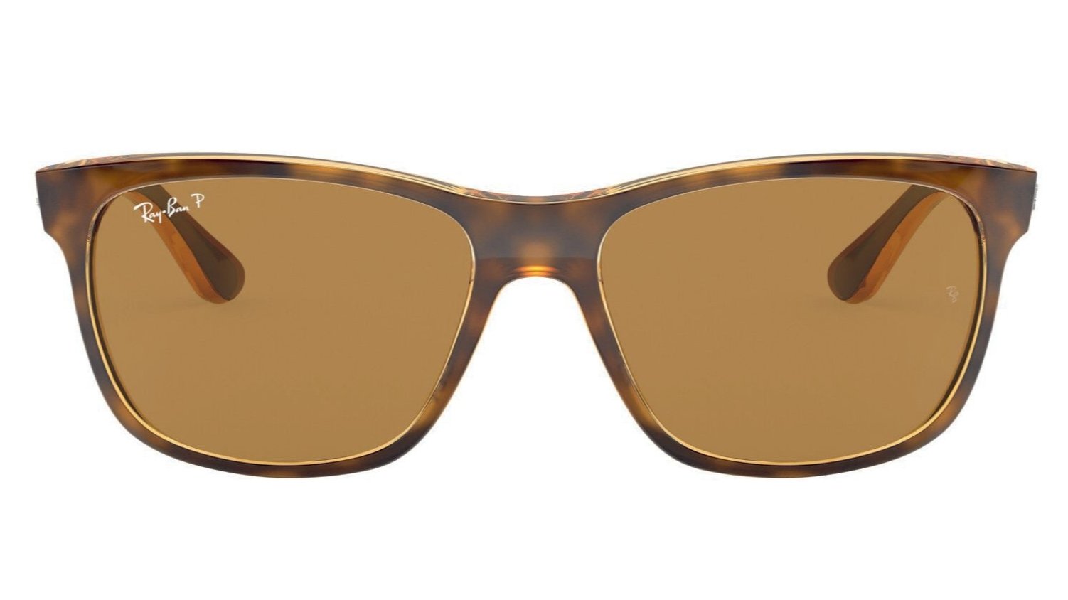 Ray-Ban 4181 Polarised Sunglasses | Shiny Tort Brown