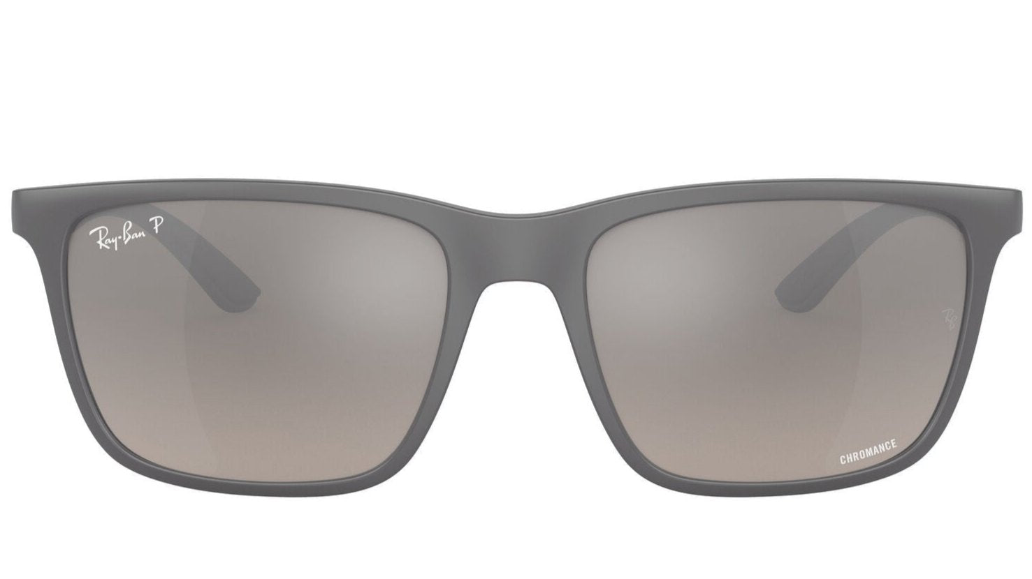 Ray-Ban 4385 Polarised Sunglasses | Matte Grey Silver Mirror – Great ...