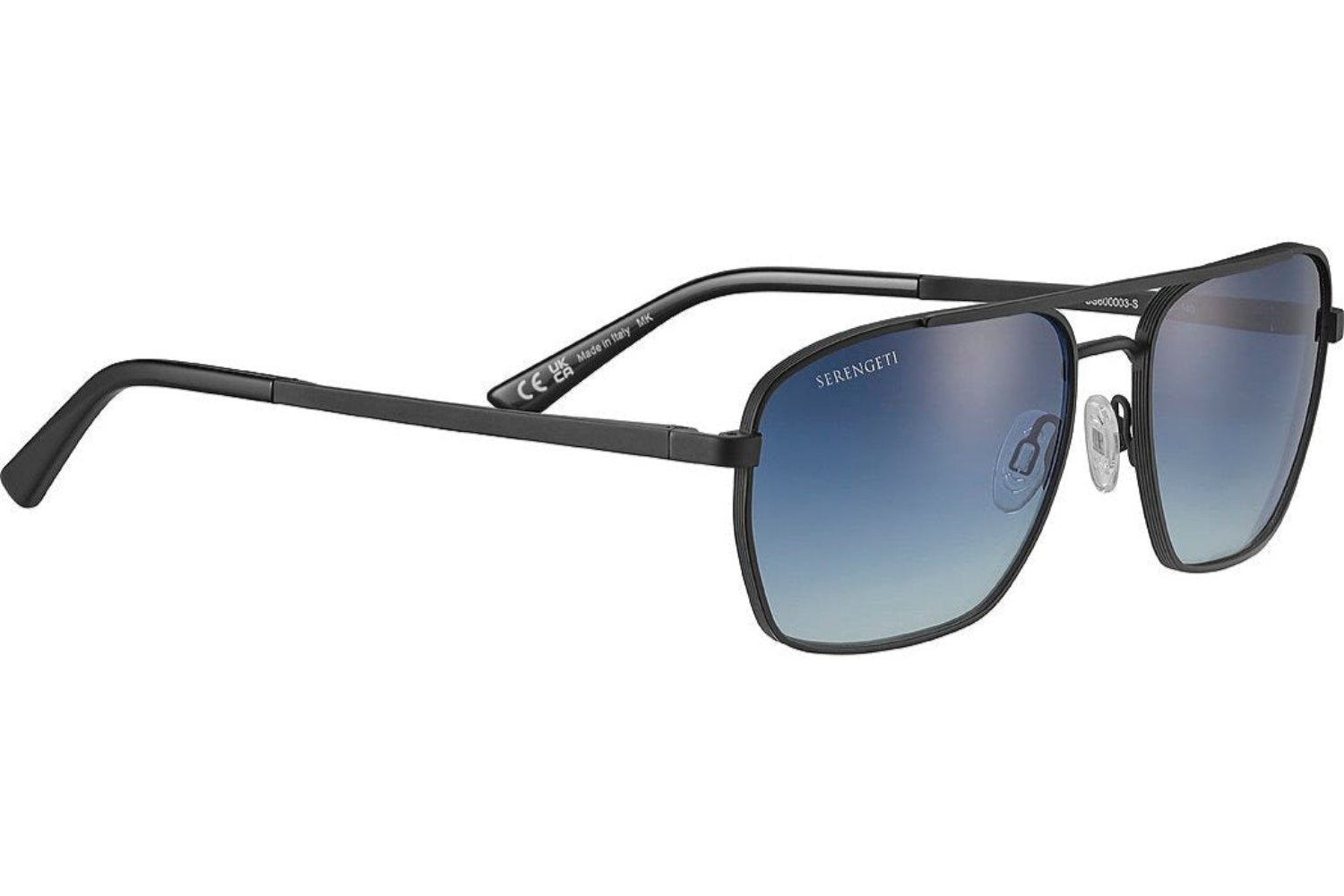Serengeti Ansel Polarised Matte Black Glass Blue Gradient (600003 ...