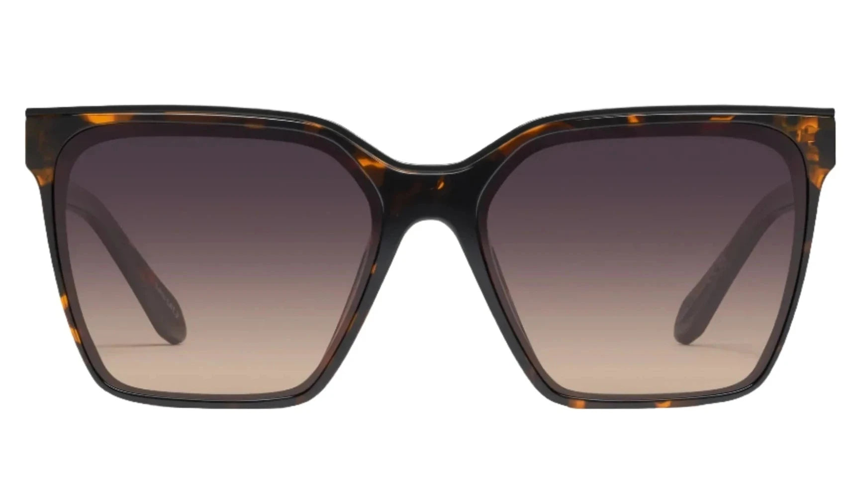 Quay Level Up Sunglasses | Tortoise Smoke Taupe Polarised
