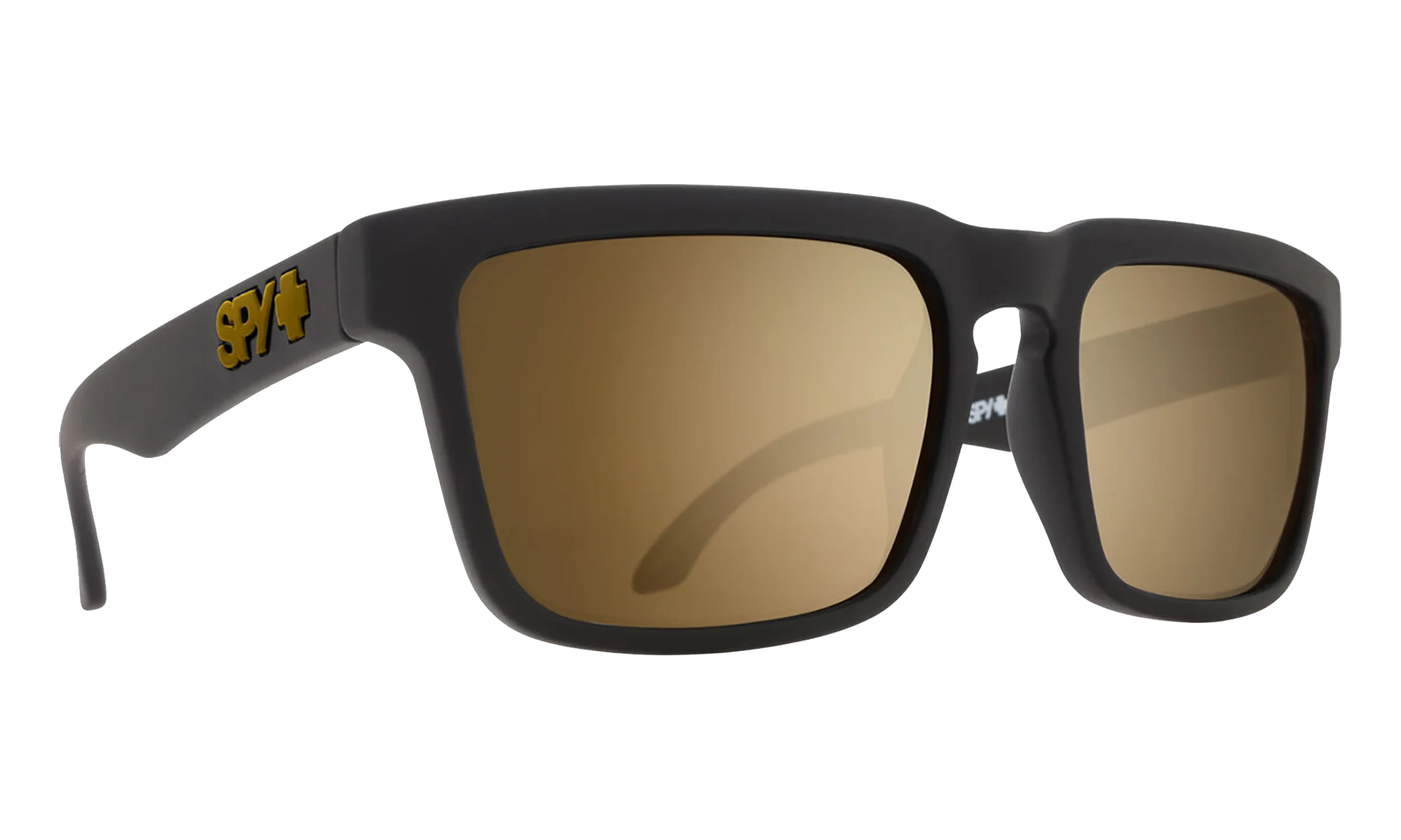 Spy Helm Soft Matte Black Happy Bronze Gold Spectra (SPS-HHBT0G ...