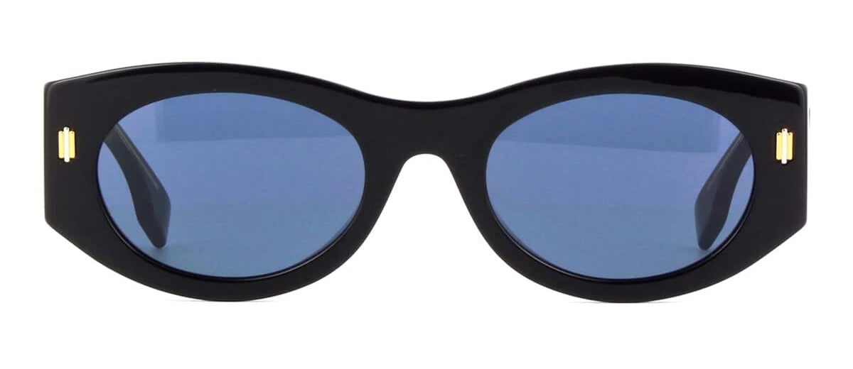 Fendi Roma 401251 Shiny Black Blue (401251 01V) – Great Southern Sunnies