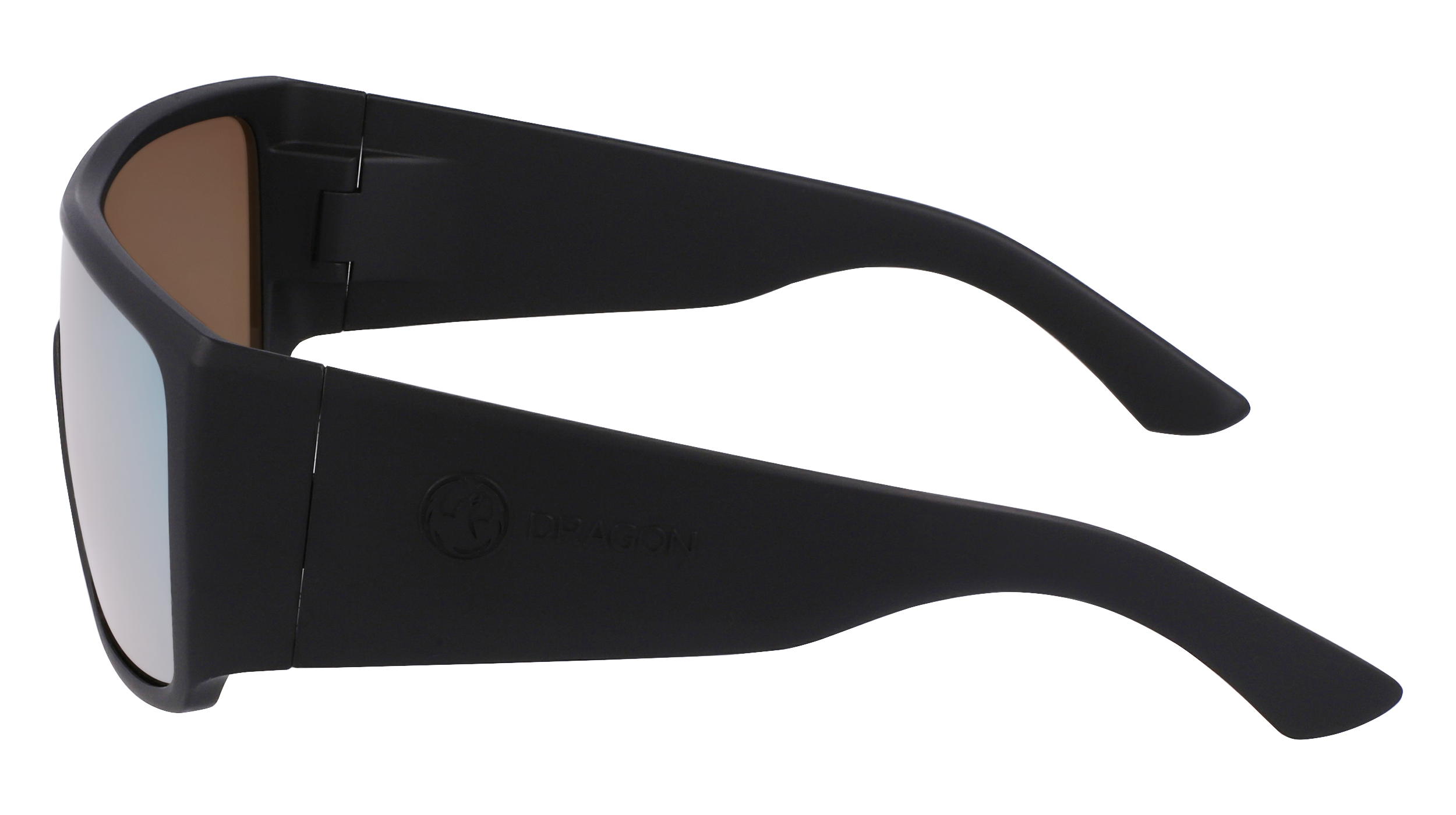 Dragon Rocker Sunglasses | Matte Black Silver Ion – Great Southern Sunnies