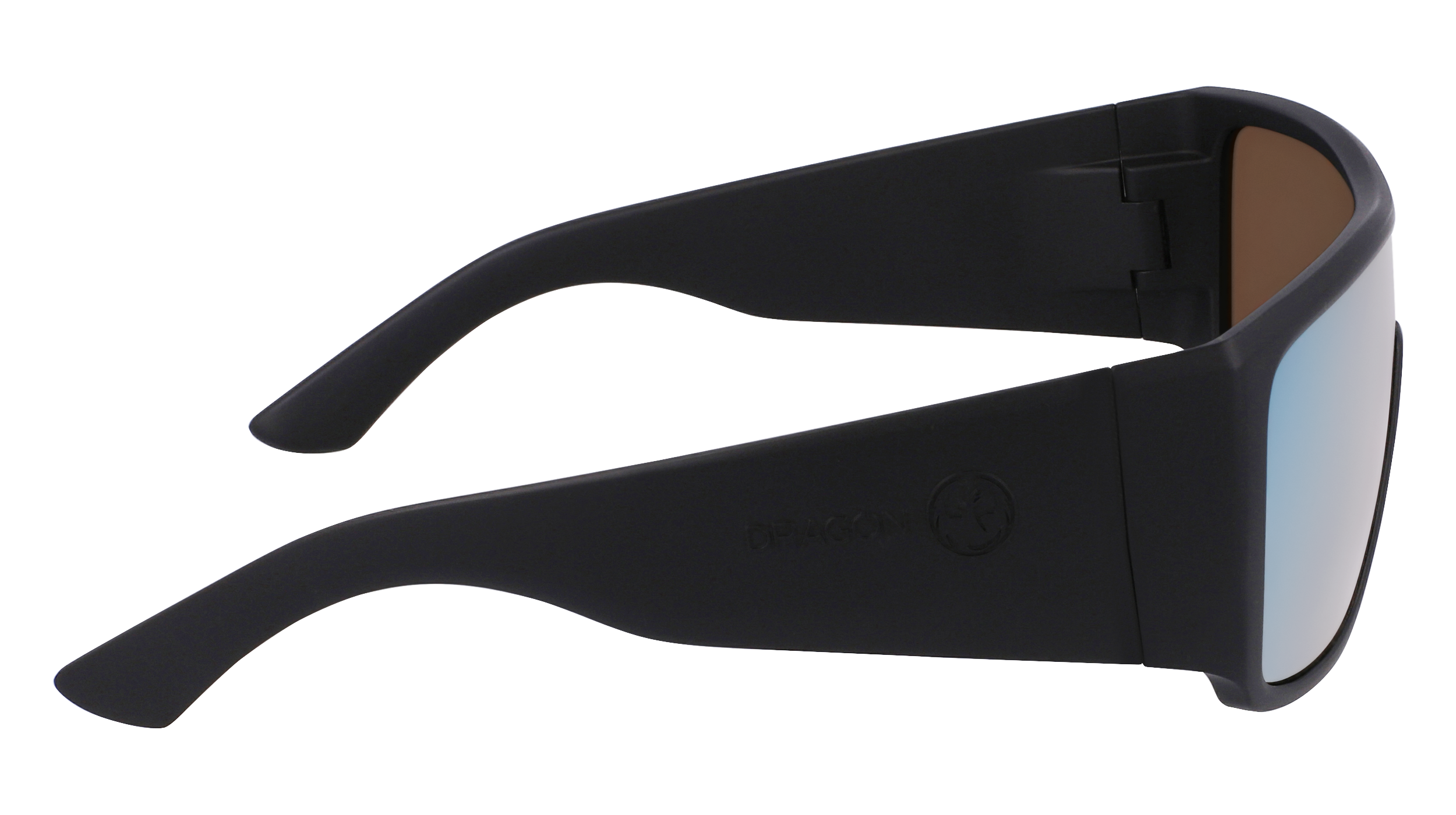 Dragon Rocker Sunglasses | Matte Black Silver Ion – Great Southern Sunnies