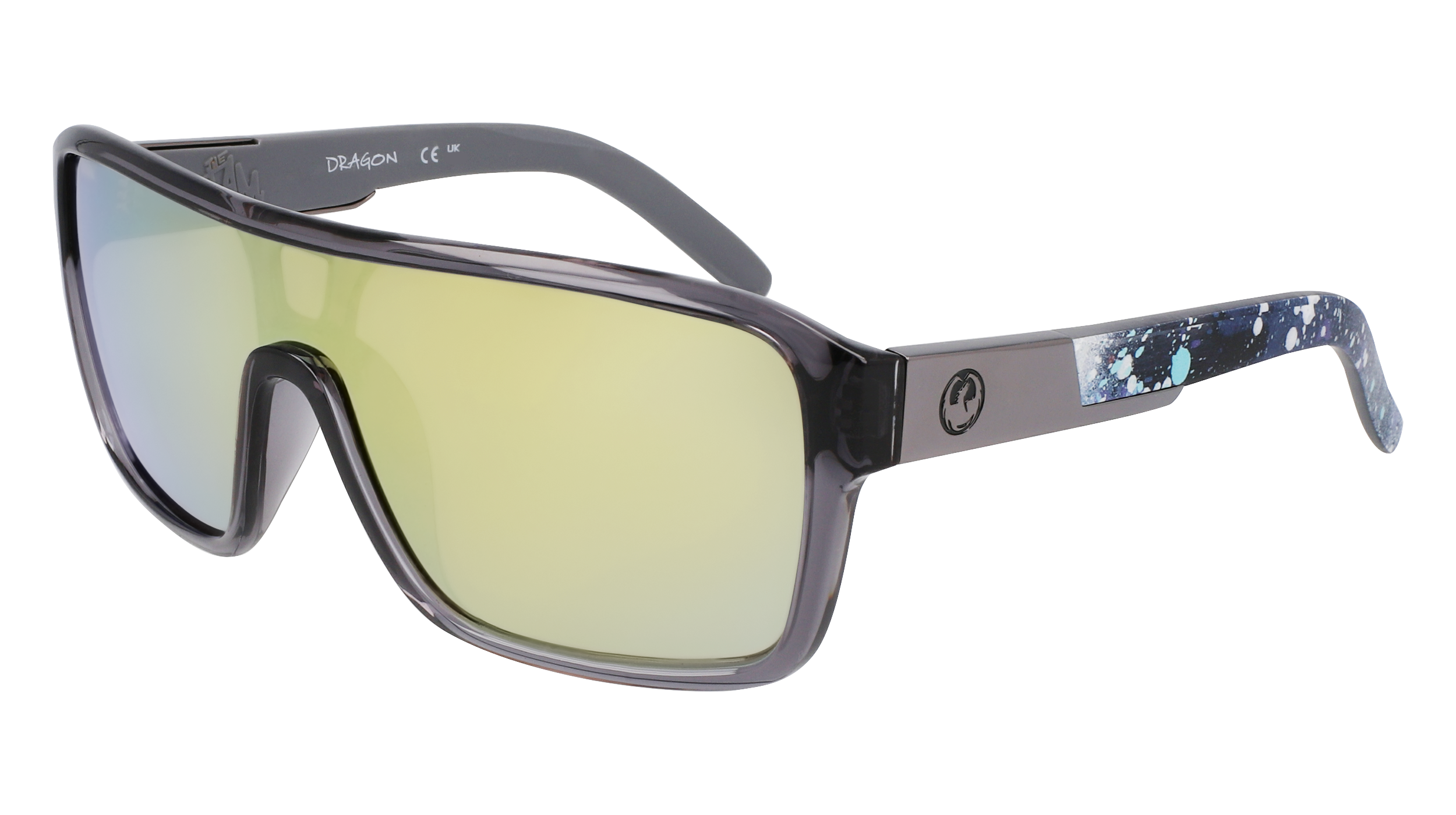 Dragon Remix Polarised Sunglasses | Gold Ion