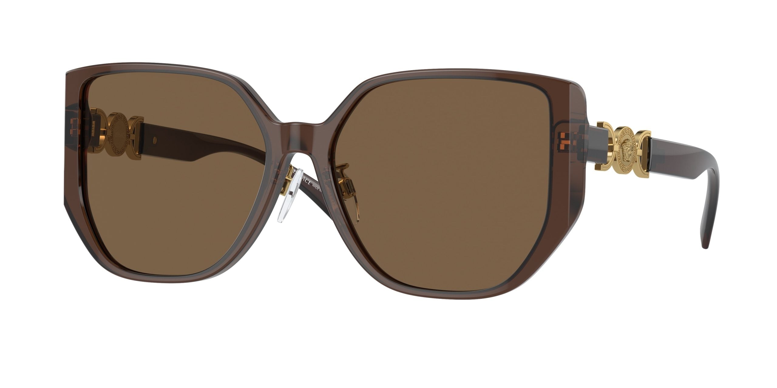 Versace 4449D Transparent Brown Dark Brown (4449D 541673) | Great ...