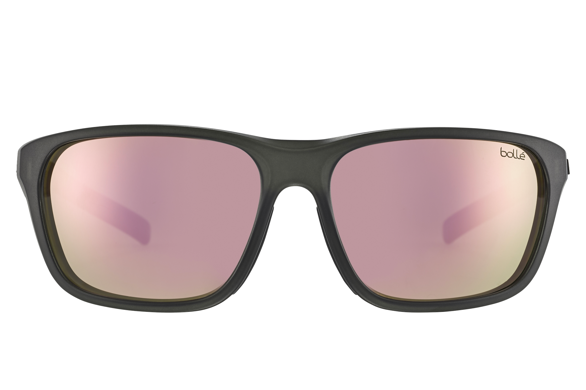Bolle Strix Polarised Matte Black Crystal Pink Mirror (022004) | Great ...
